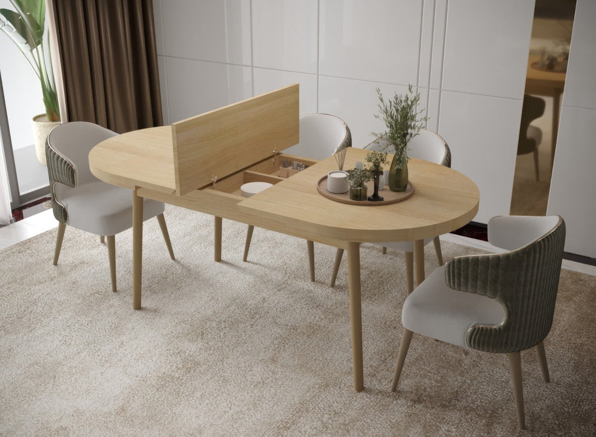 Butterfly Oak Dining Table