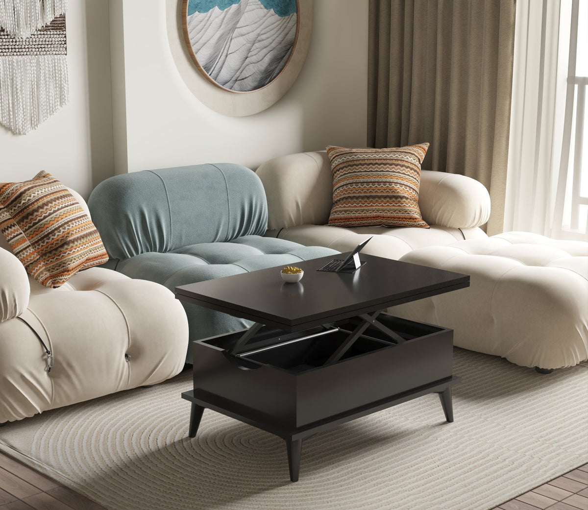 Magic Moroccan Coffee & Dining Table 6 in 1