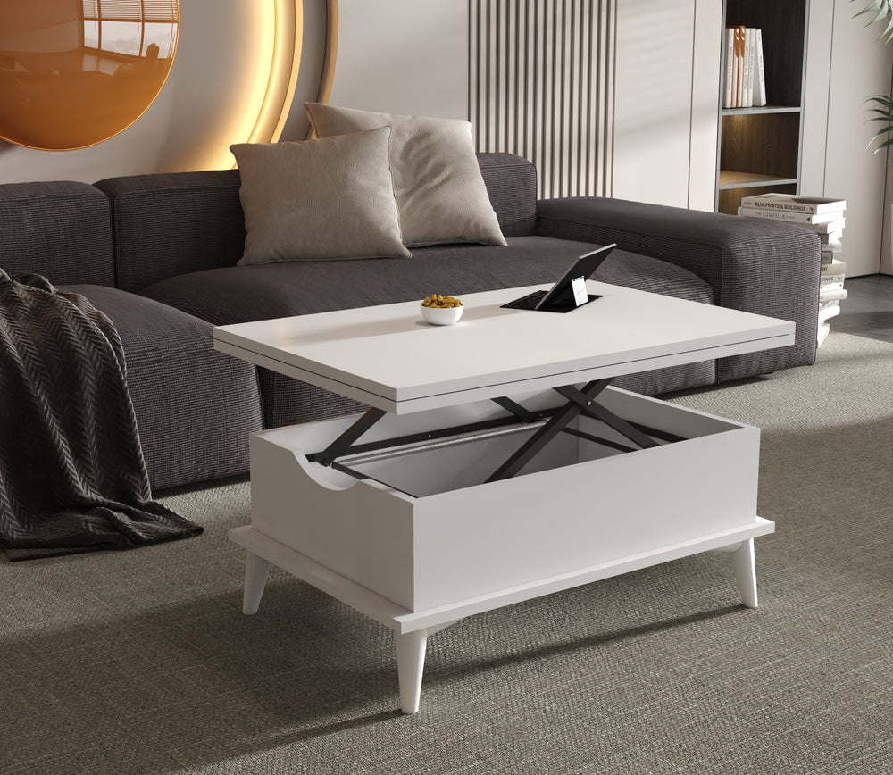 Magic White Extendable Coffee Table