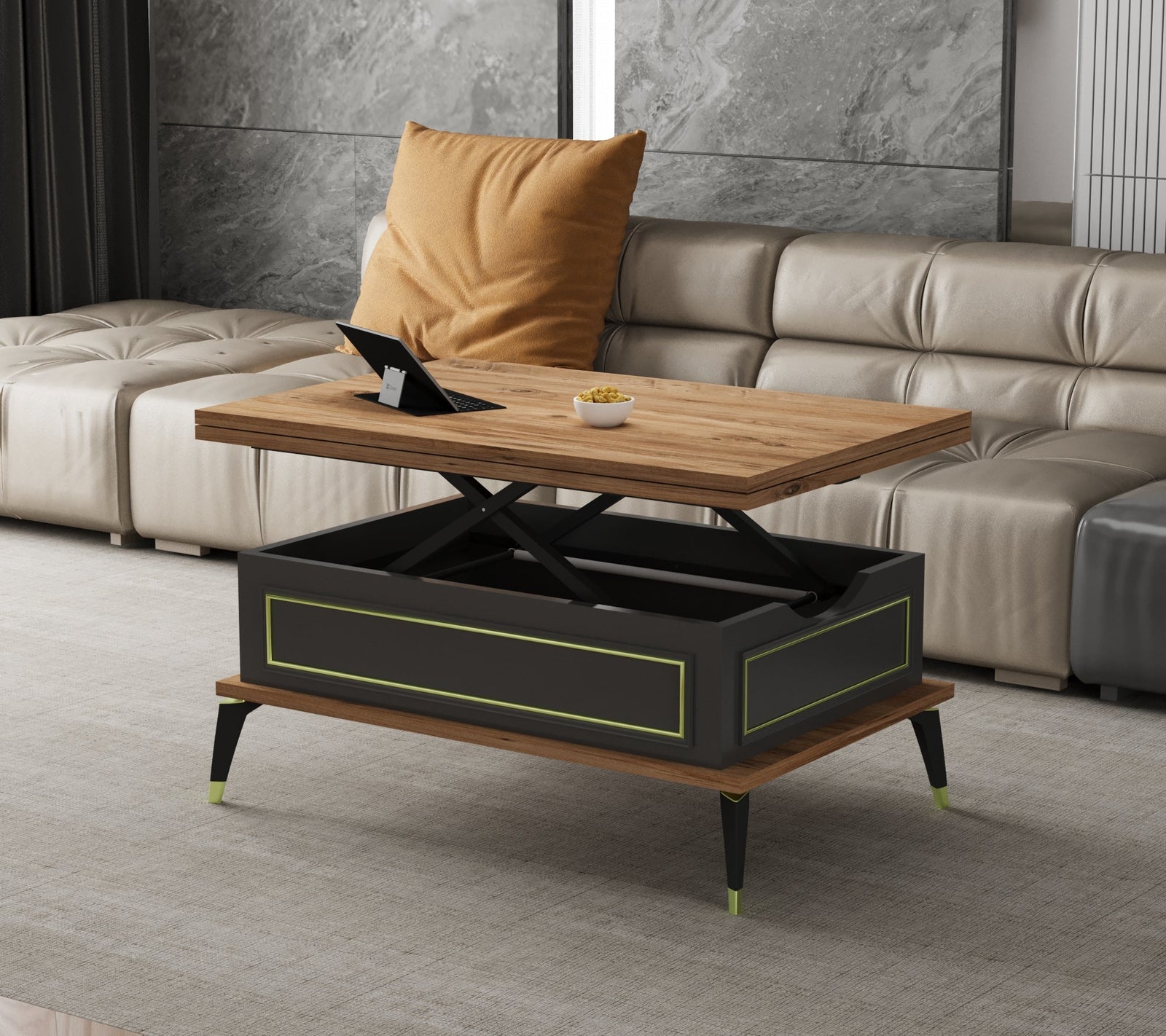 Multifunctional Extendable Coffee Table | Up to 6 Person Dining