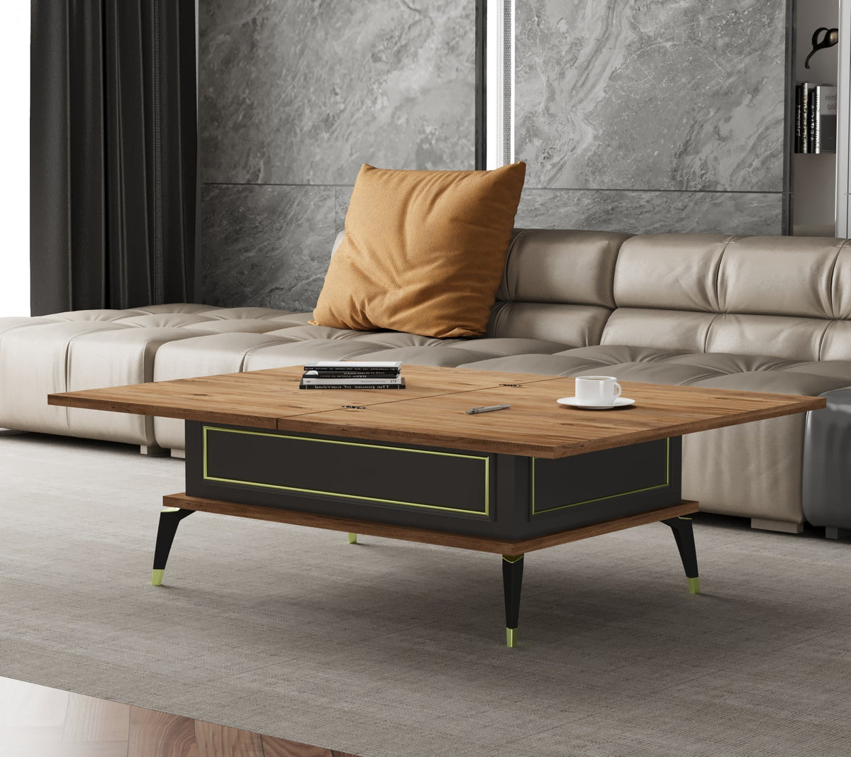 Multifunctional Extendable Coffee Table | Up to 6 Person Dining