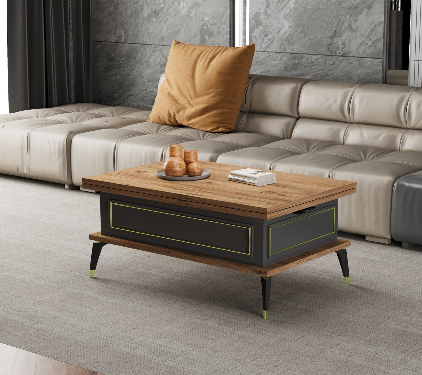 Multifunctional Extendable Coffee Table | Up to 6 Person Dining