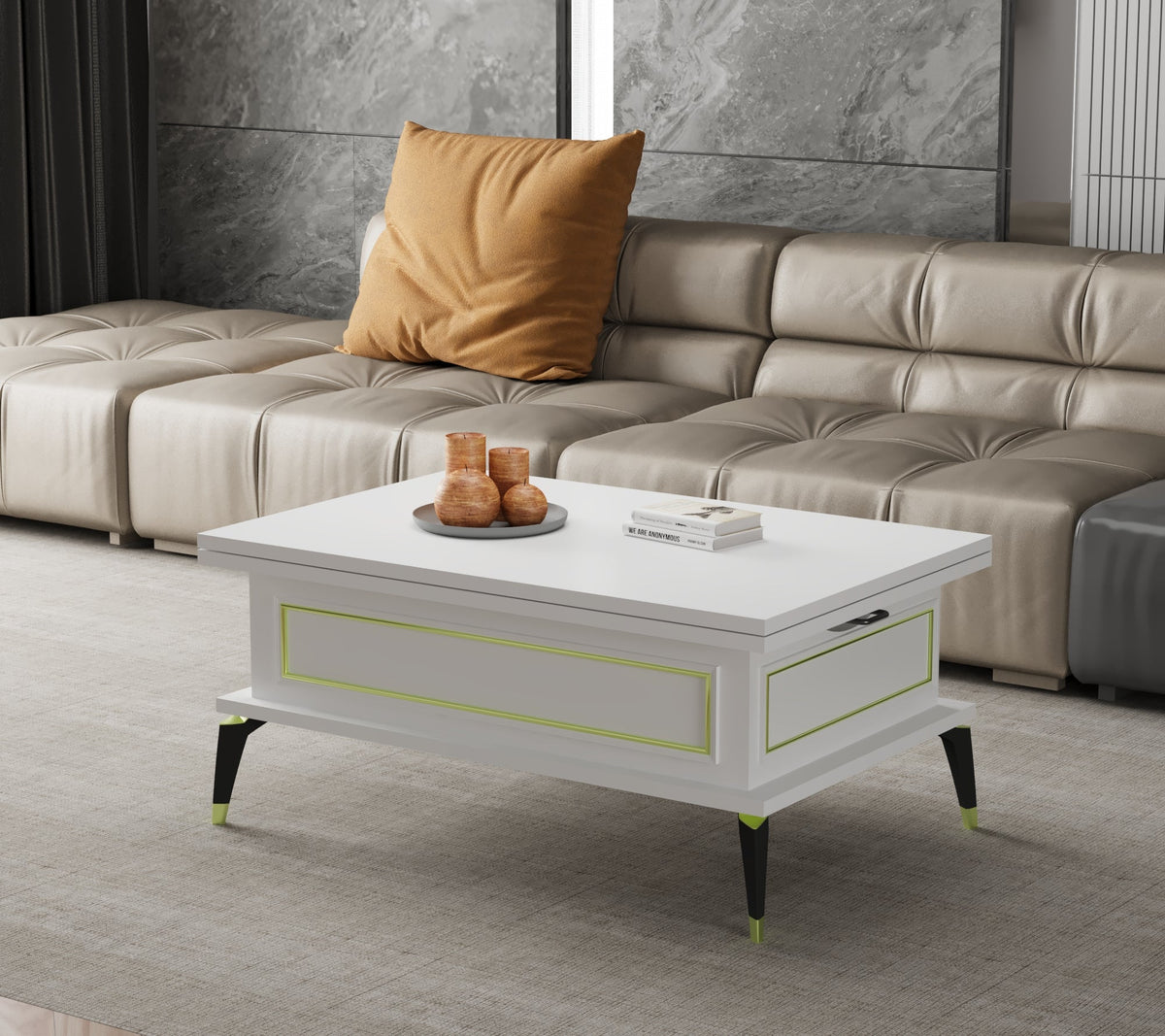 Ocean Coffee Table & Dining Table 6 IN 1