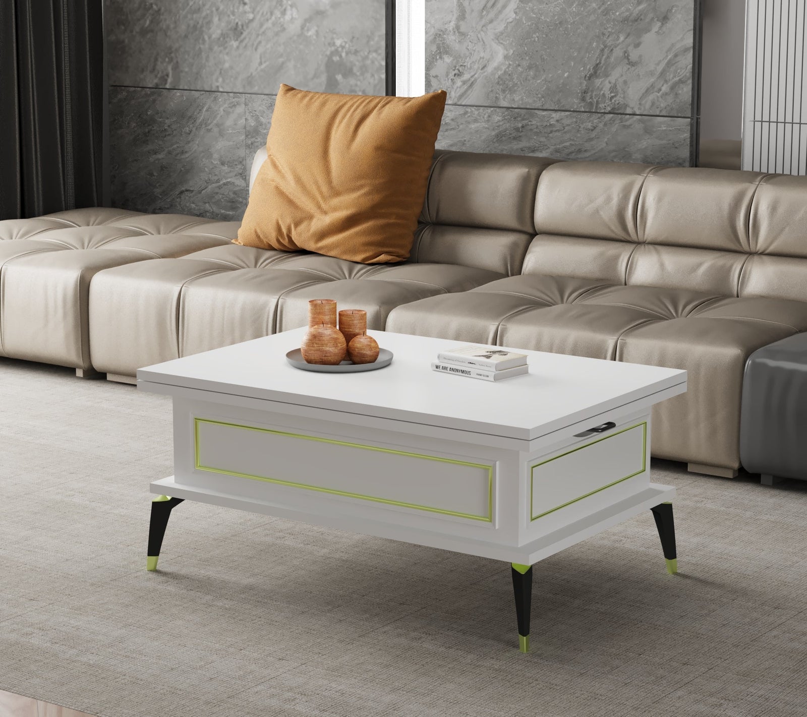 Ocean Coffee Table & Dining Table 6 IN 1