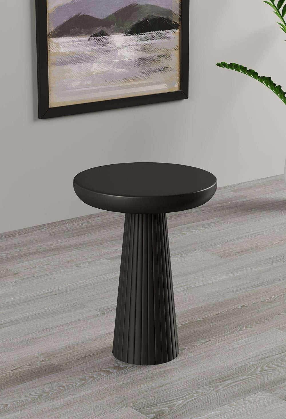 Ottawa Black Mushroom Side Tables